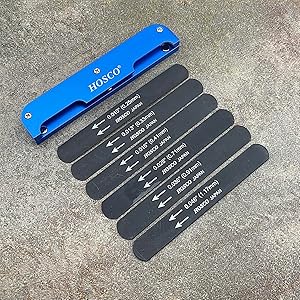 Amazon.com: Hosco Black Nut Files Set w/Mag-holder (Electric Guitar ...