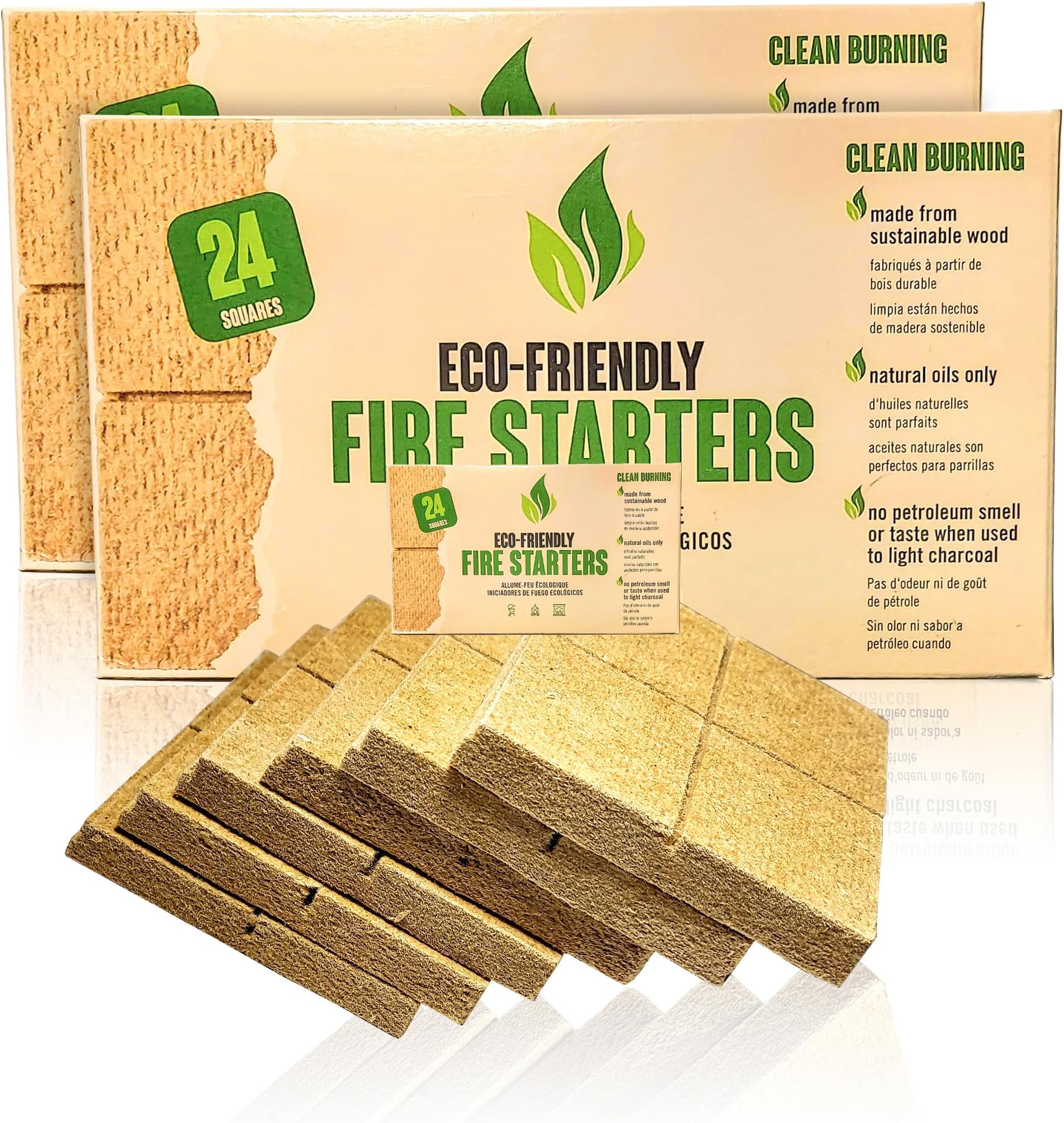 Amazon.com : Eco-Friendly Fire Starter - Natural Pine Fire Starter for ...