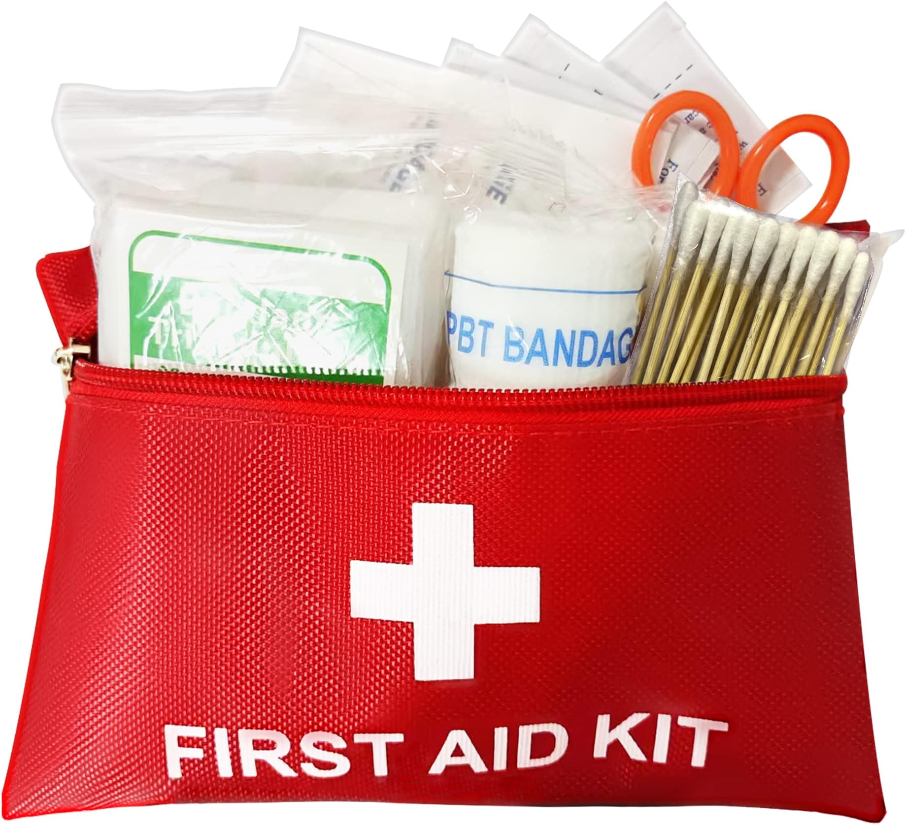 Amazon.com: Prepared 94 Piece Small First Aid Kits for Emergency, Home ...