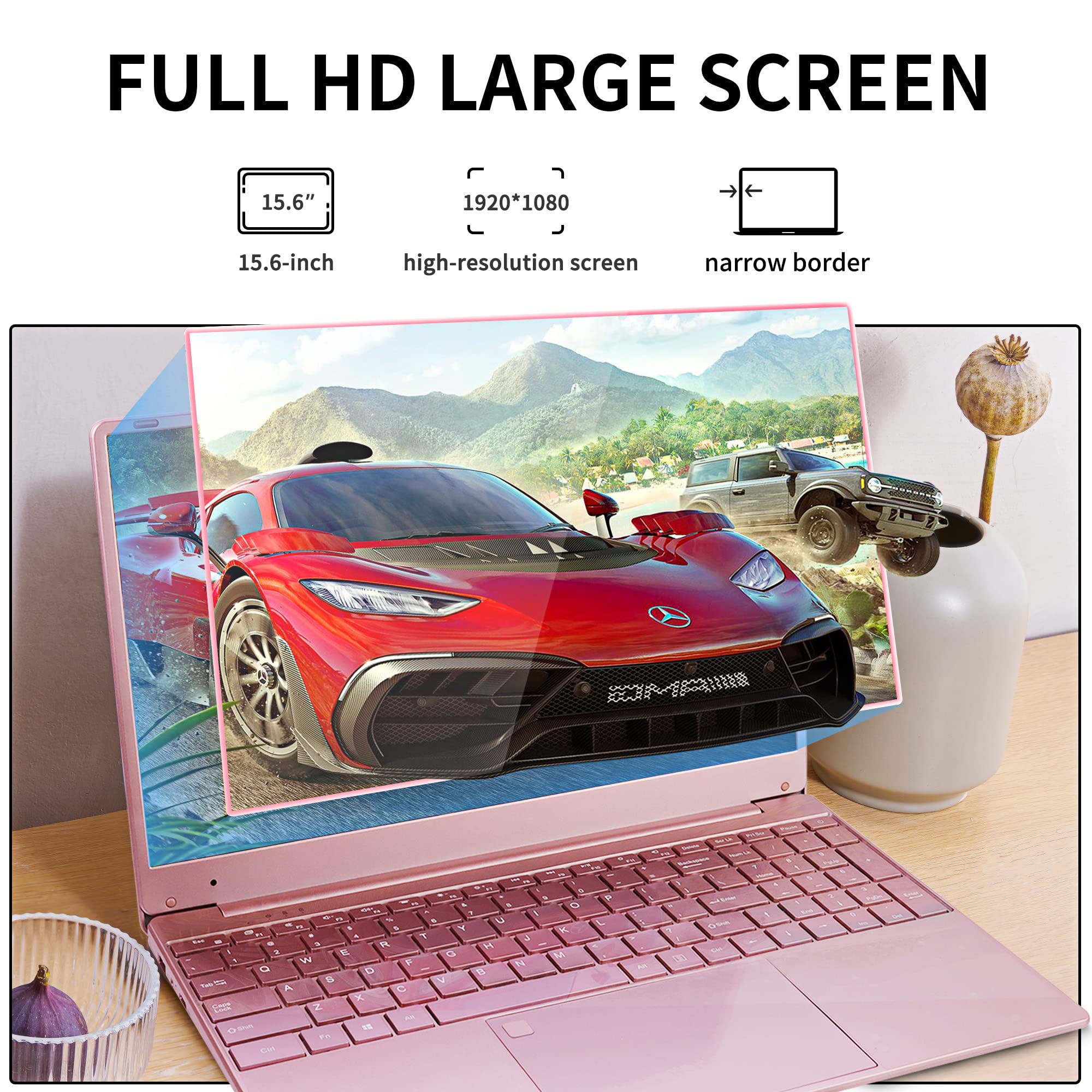 Snapklik.com : ZWYING LaptopWin11/MS Office2019 15.6 FHD Large Screen ...