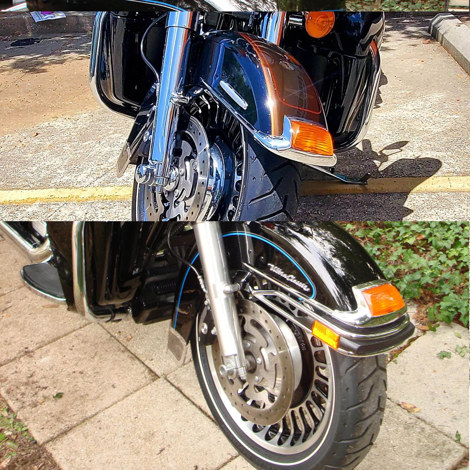 Vintage Harley Front Fender Lights