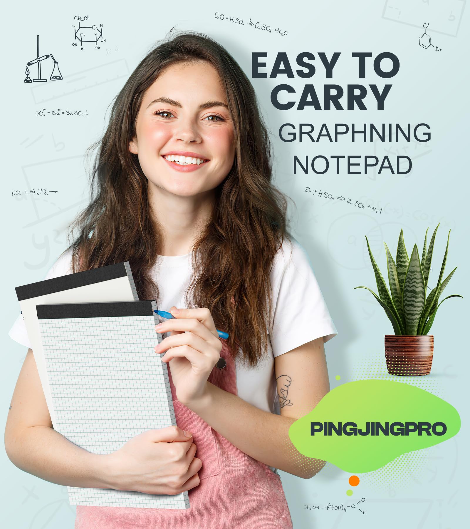 Snapklik.com : Graph Paper, Grid Paper 8.5 X 11 Graph Paper Pad, 10 ...