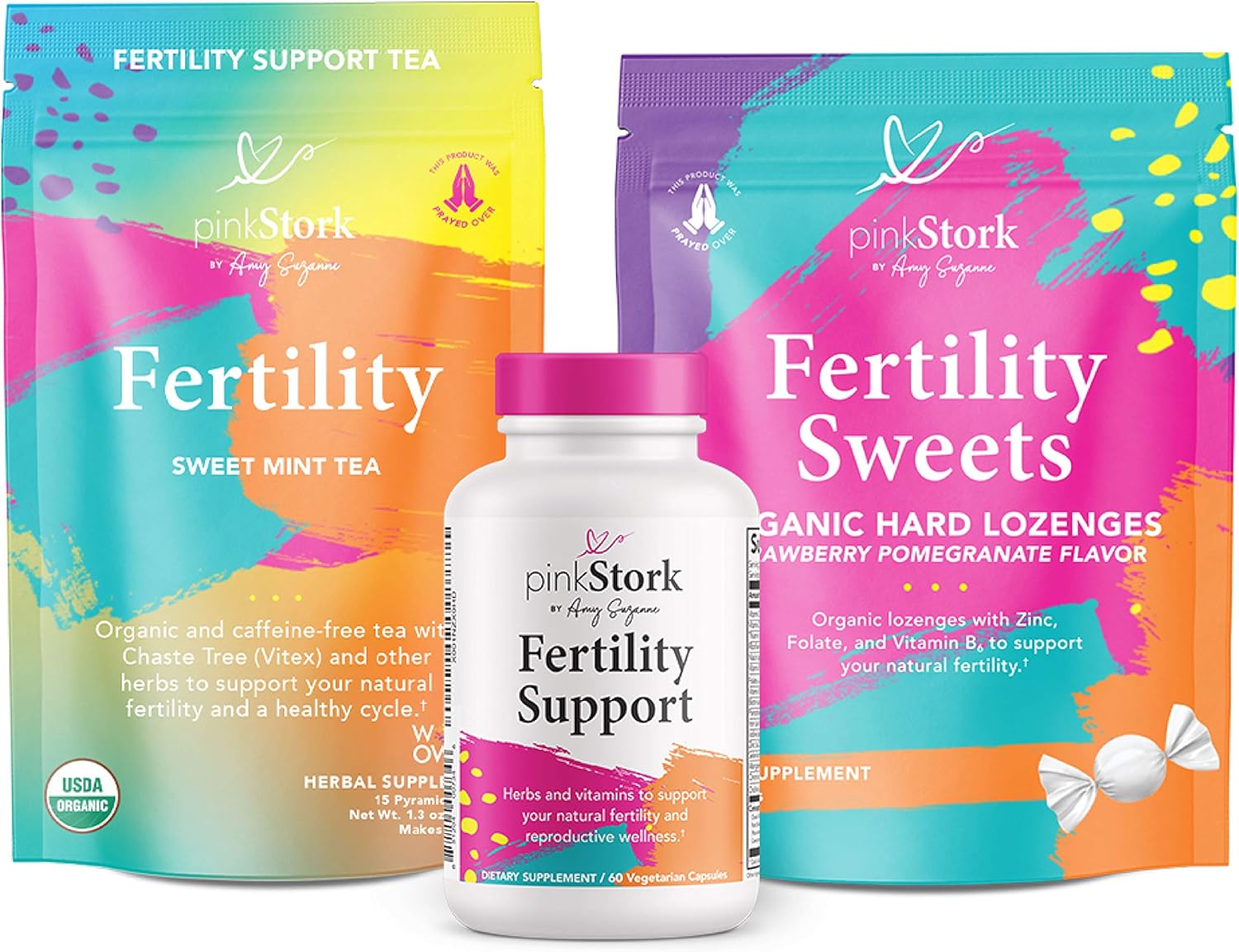 Amazon.com: Pink Stork Fertility Bundle: Fertility Tea + Fertility ...