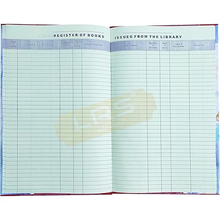 LRS Library Book Issue Register for Schools/Colleges/Libraries - 38 ...