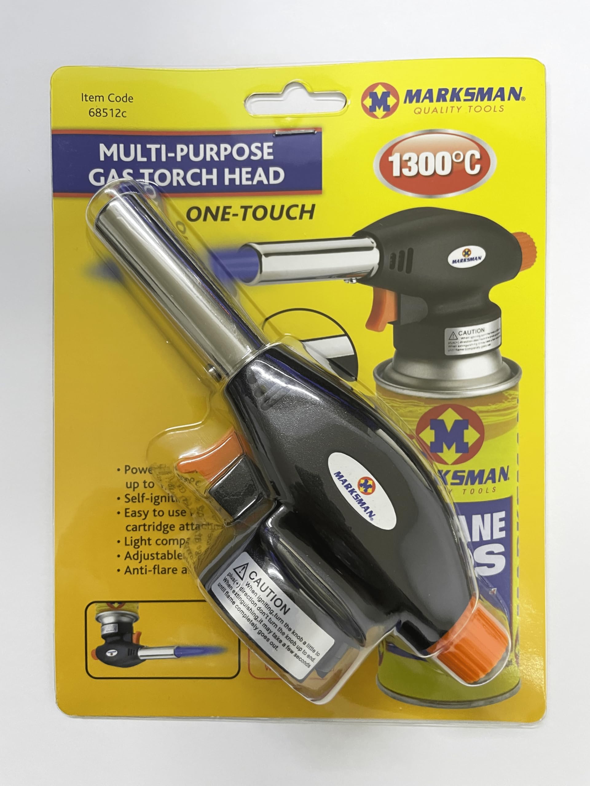 Professional Cooking Blow Torch - Adjustable Flame Butane Gas Torch for ...