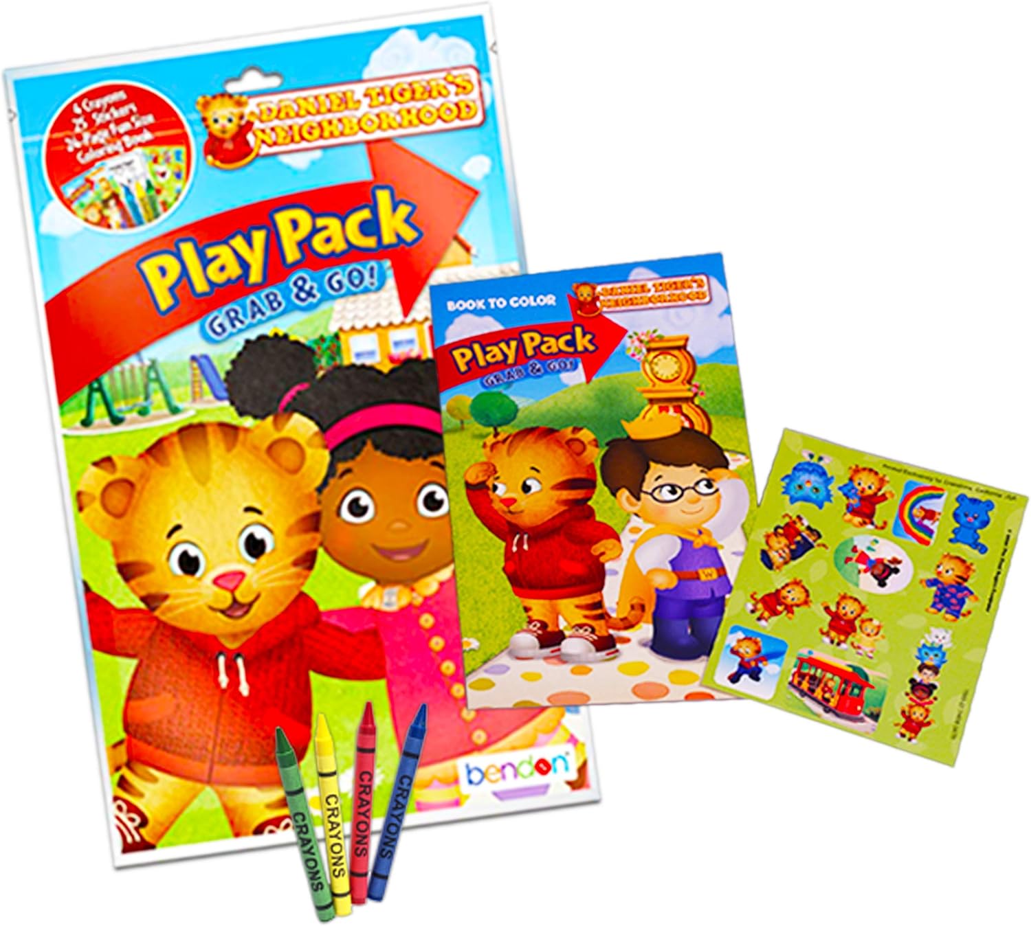 Buy Daniel Tiger Coloring Book Set Bundle with 3 Daniel Tiger Books ...