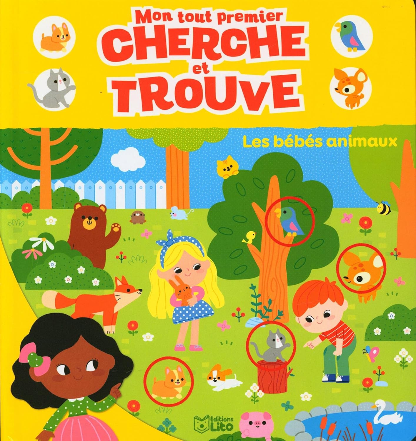 Amazon.fr - MON TOUT PREMIER CHERCHE ET TROUVE LES BEBES ANIMAUX - Dès ...