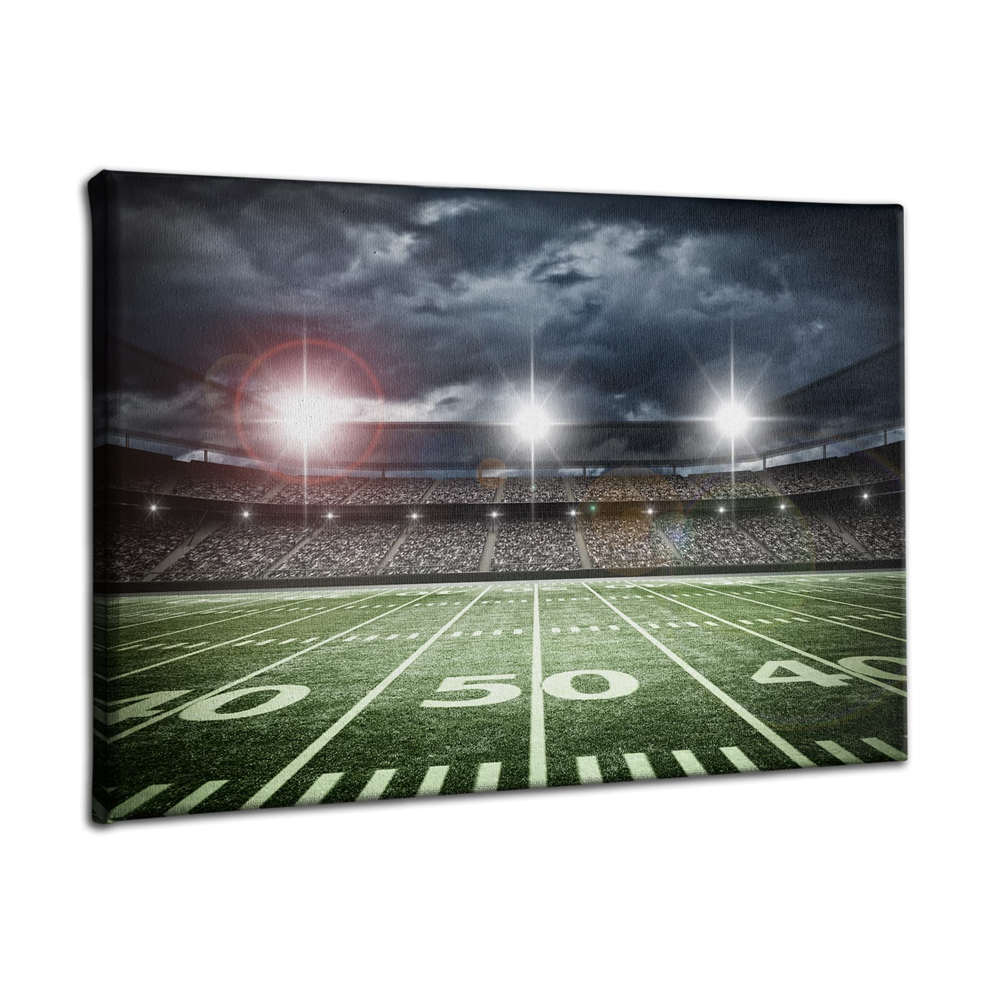 Amazon.com: Football Field Wall Art Sports Stadium Wall Decor Picture ...