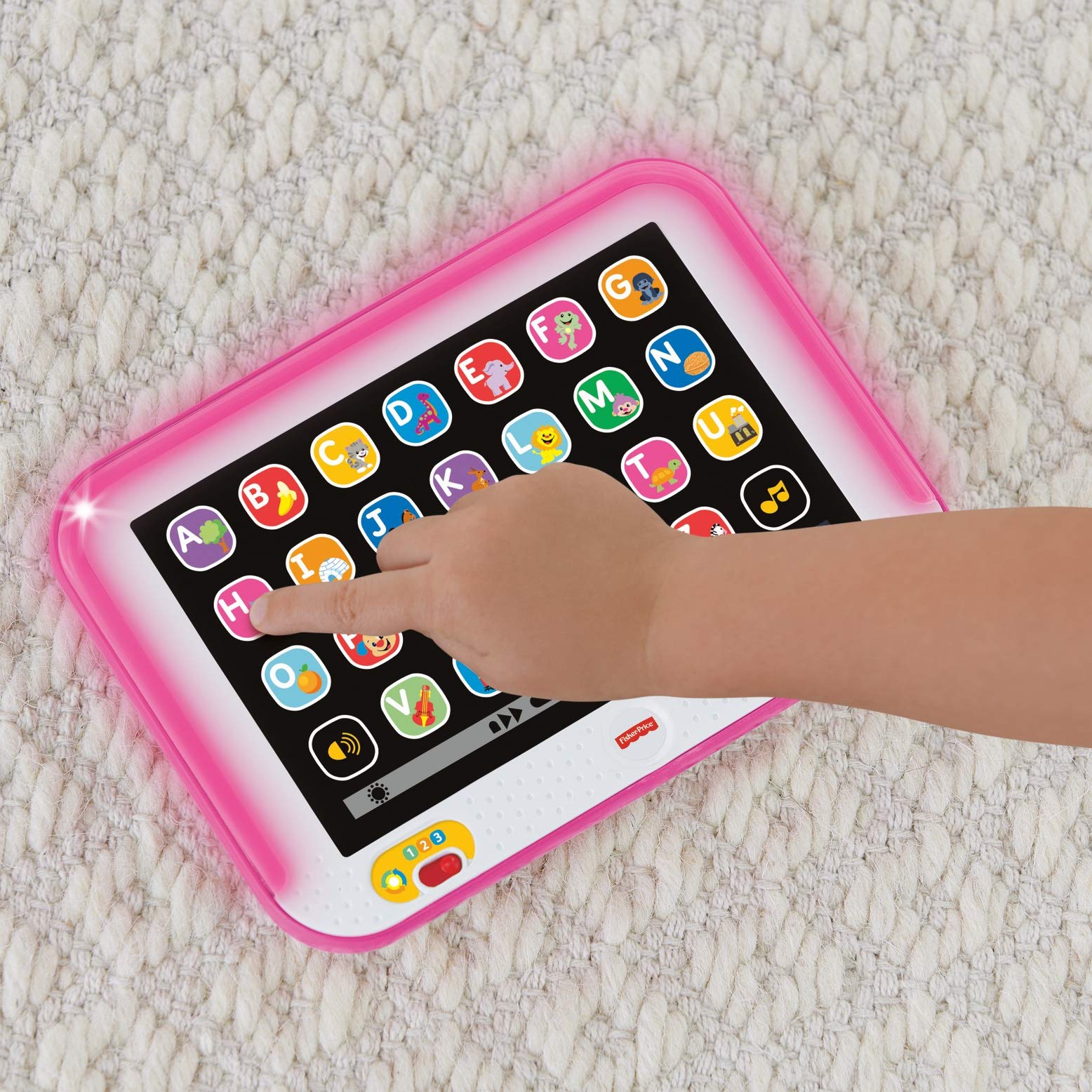 Fisher-Price Laugh & Learn Smart Stages Tablet - Pink, Interactive ...