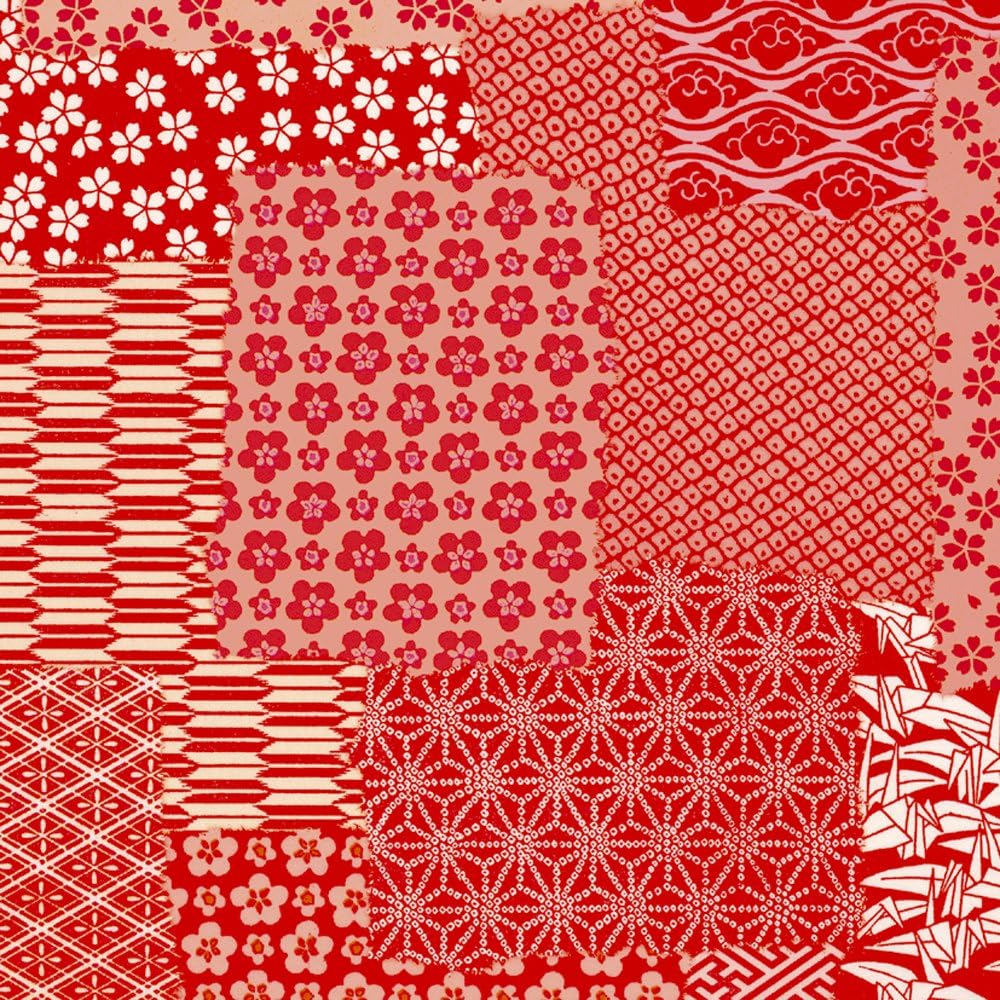 Amazon.com: Takajirushi 49-1715 Wrapping Paper, Japanese Style Pattern ...