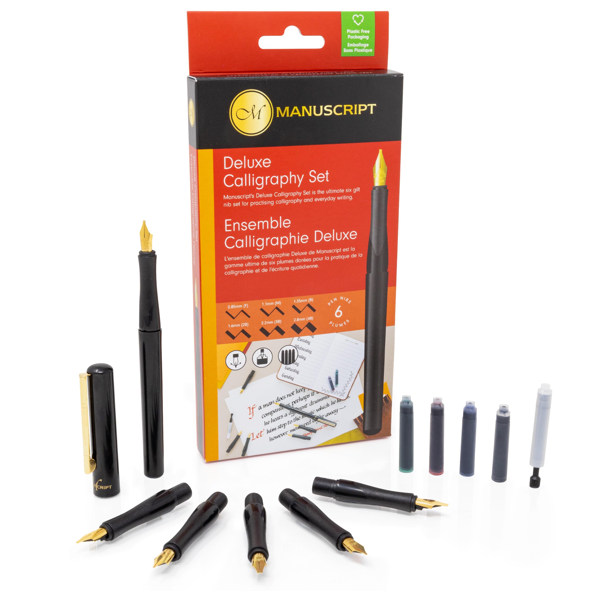 MANUSCRIPT Deluxe Calligraphy Writing Set - Right Hand - Ultimate 6 ...