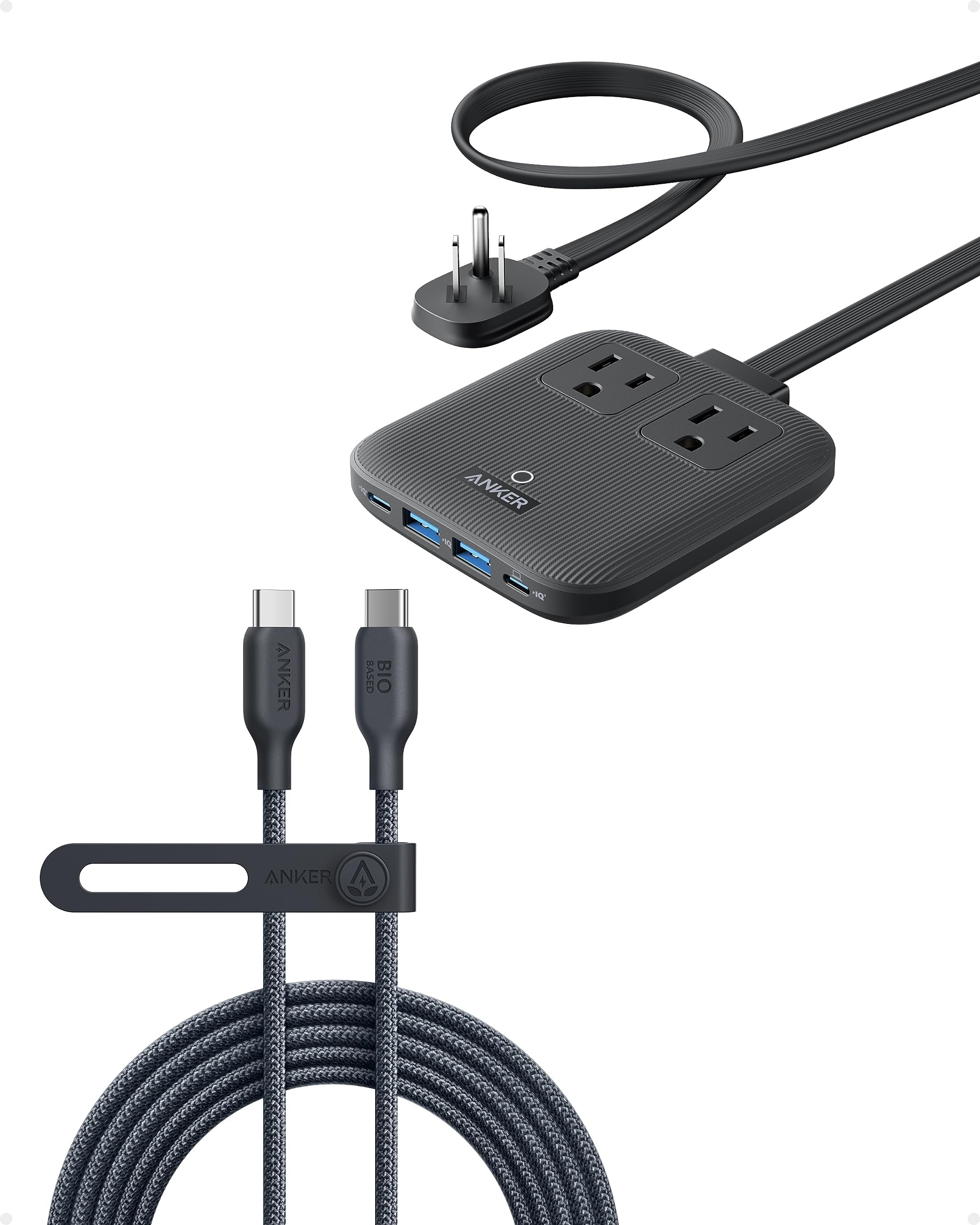 Amazon.com: Anker USB C to USB C Cable (240W,10ft), Bio-Braided USB C ...