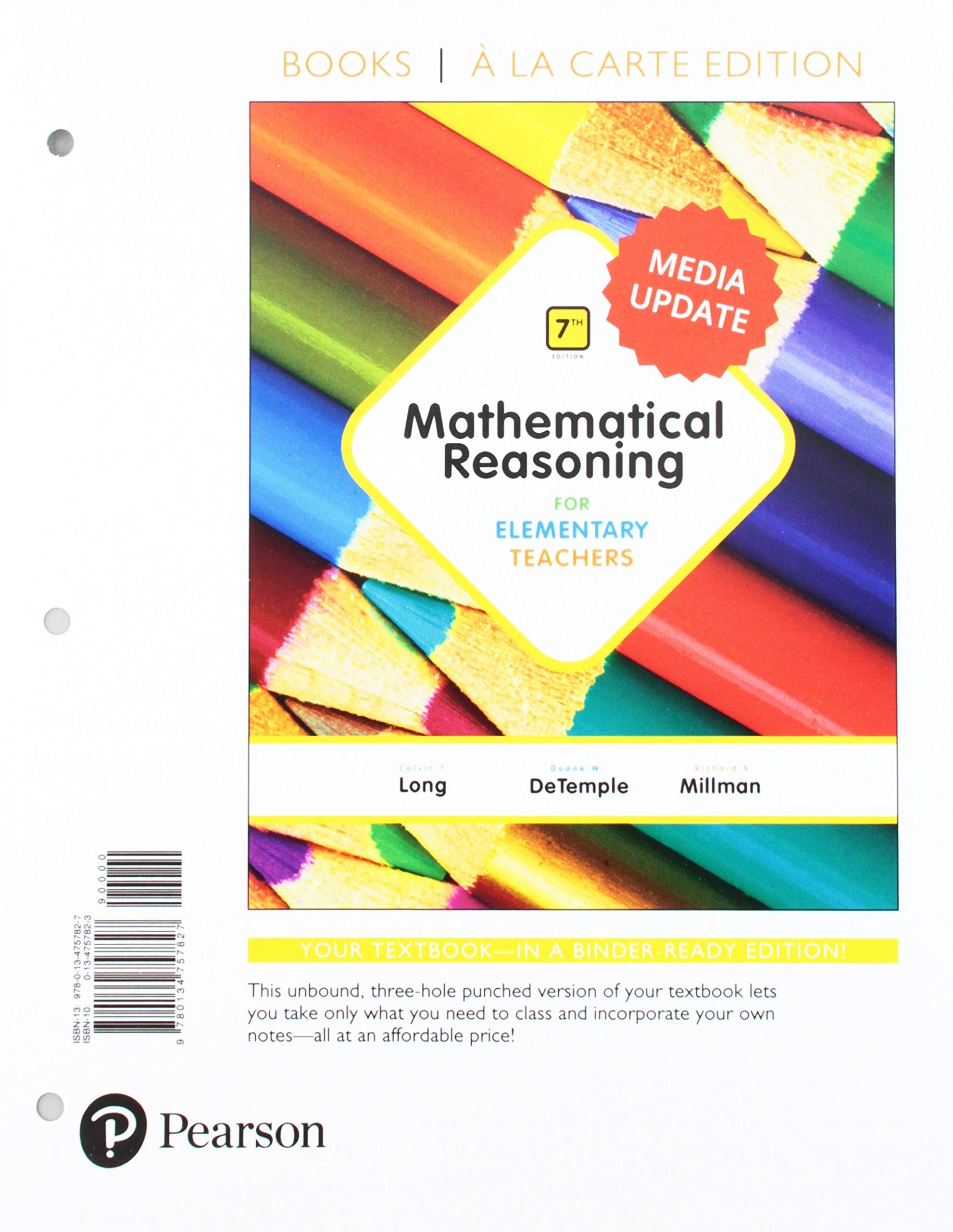 Amazon.com: Mathematical Reasoning for Elementary Teachers, Loose-Leaf ...