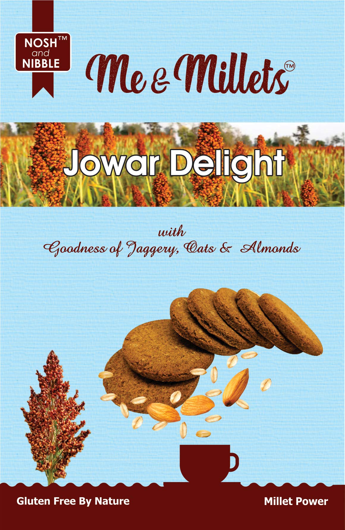 Me And Millets Jowar Cookies Healthy Biscuits Bakery Biscuit Gluten ...