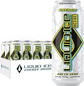 Amazon.com: Liquid Ice Bebida energética Arctic Zero (16 onzas líquidas ...