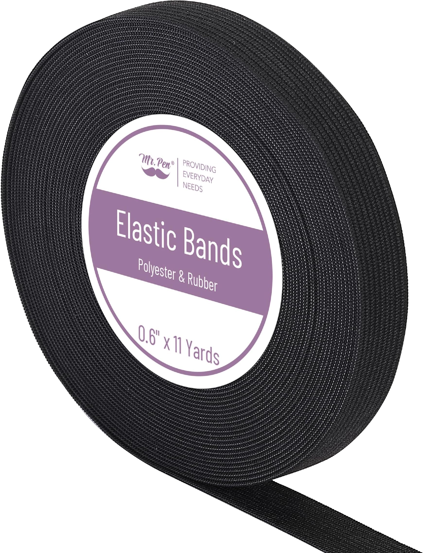 Amazon.com: HYHP 2 Packs Elastic Bands Spool Sewing Bands Elastic Band ...