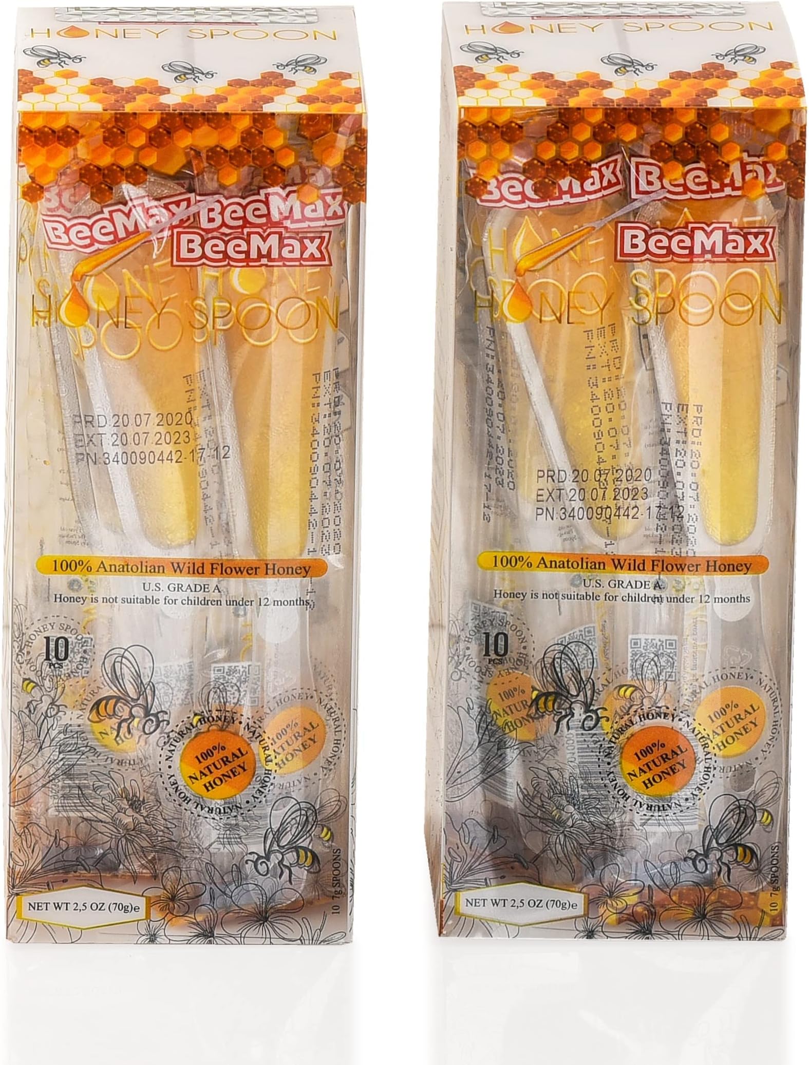 Amazon.com : beemax Honey Spoon | 100 percent Anatolian Wild Flower ...