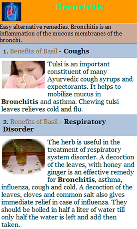 Cure For Bronchitis - App on Amazon Appstore