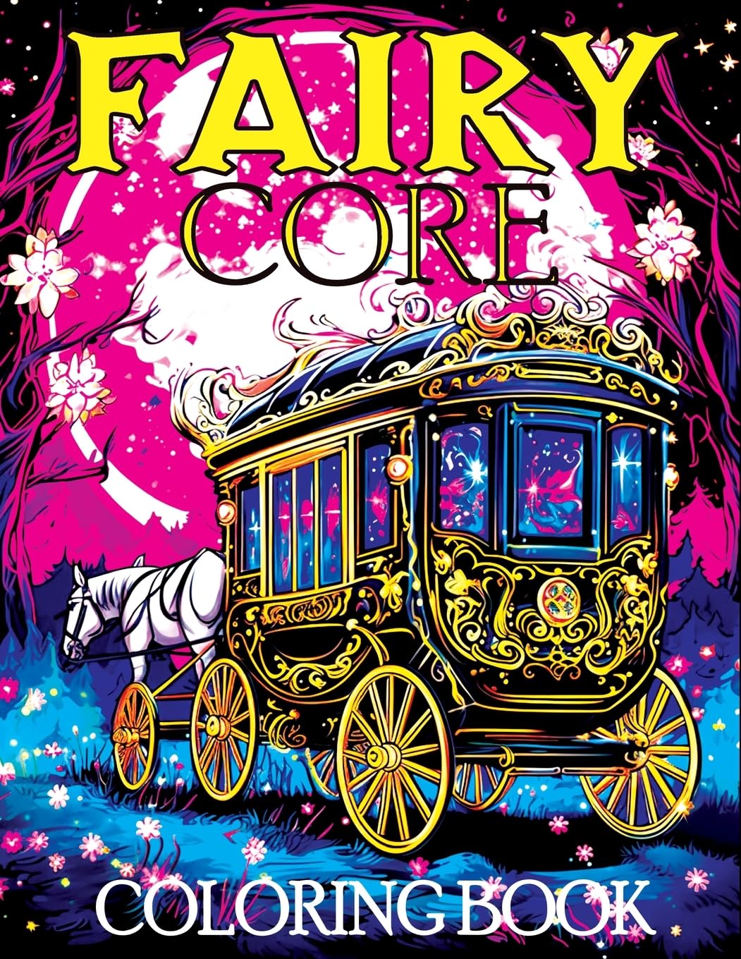 Buy Fairy Core: Coloring Book Featuring Wonderland at Midnight - A ...