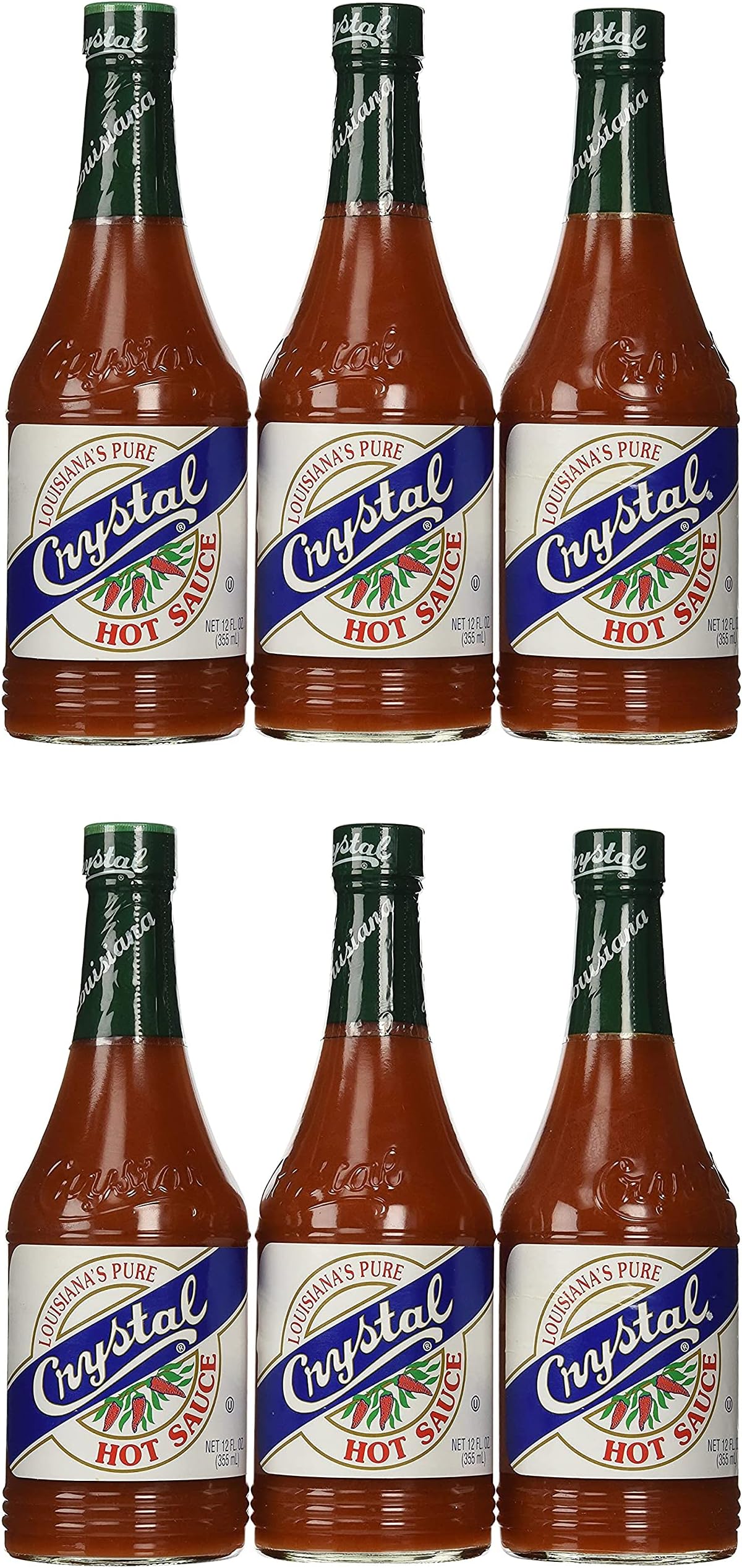 Amazon.com : Crystal Louisiana's Pure Hot Sauce, Original, 1 Gallon ...