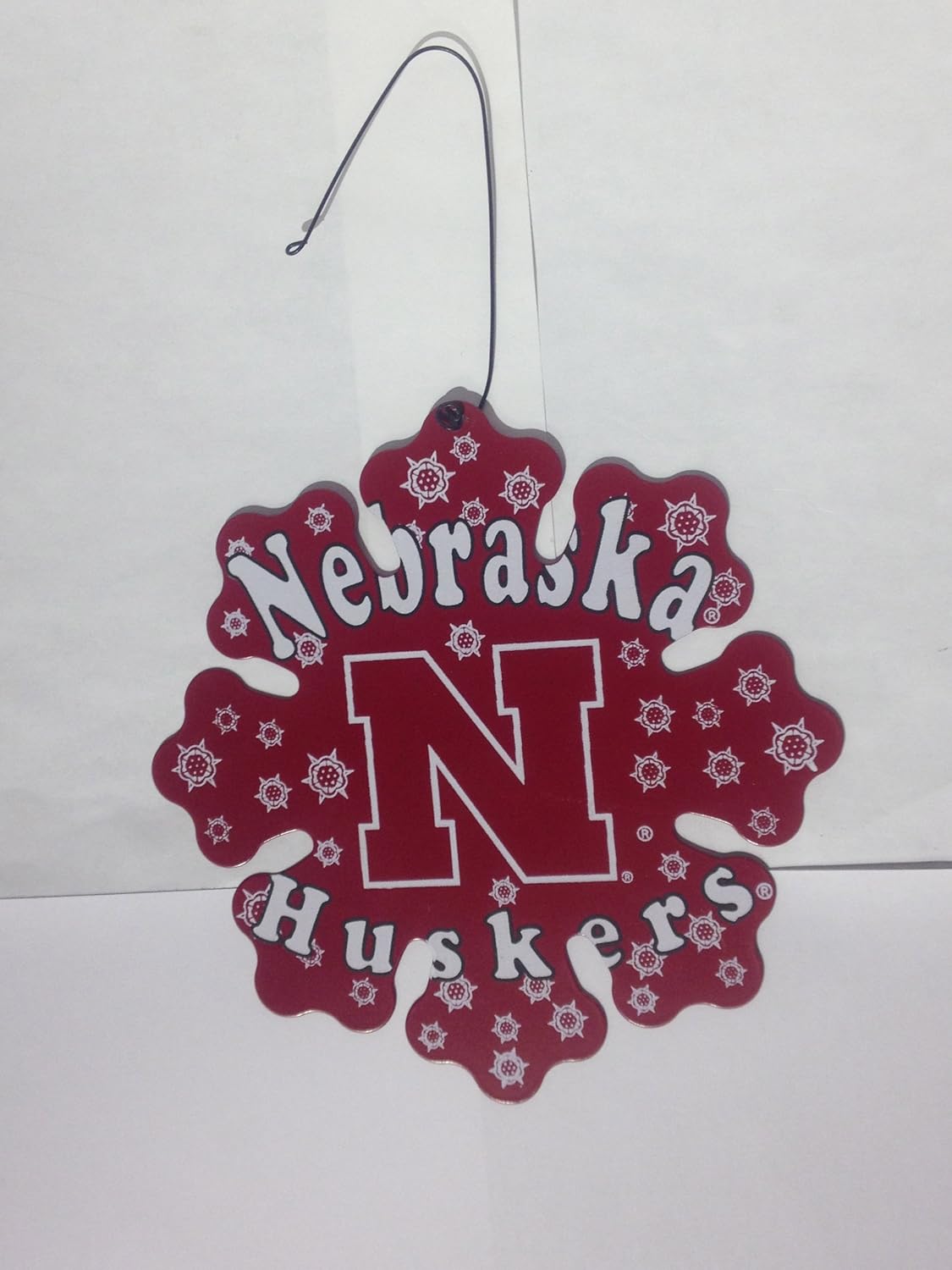 Amazon.com: Hannah's Handiworks Nebraska Cornhuskers Snow Flake ...