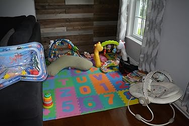 ProSource Kids Puzzle Alphabet, Numbers, 36 Tiles and Edges Play Mat ...