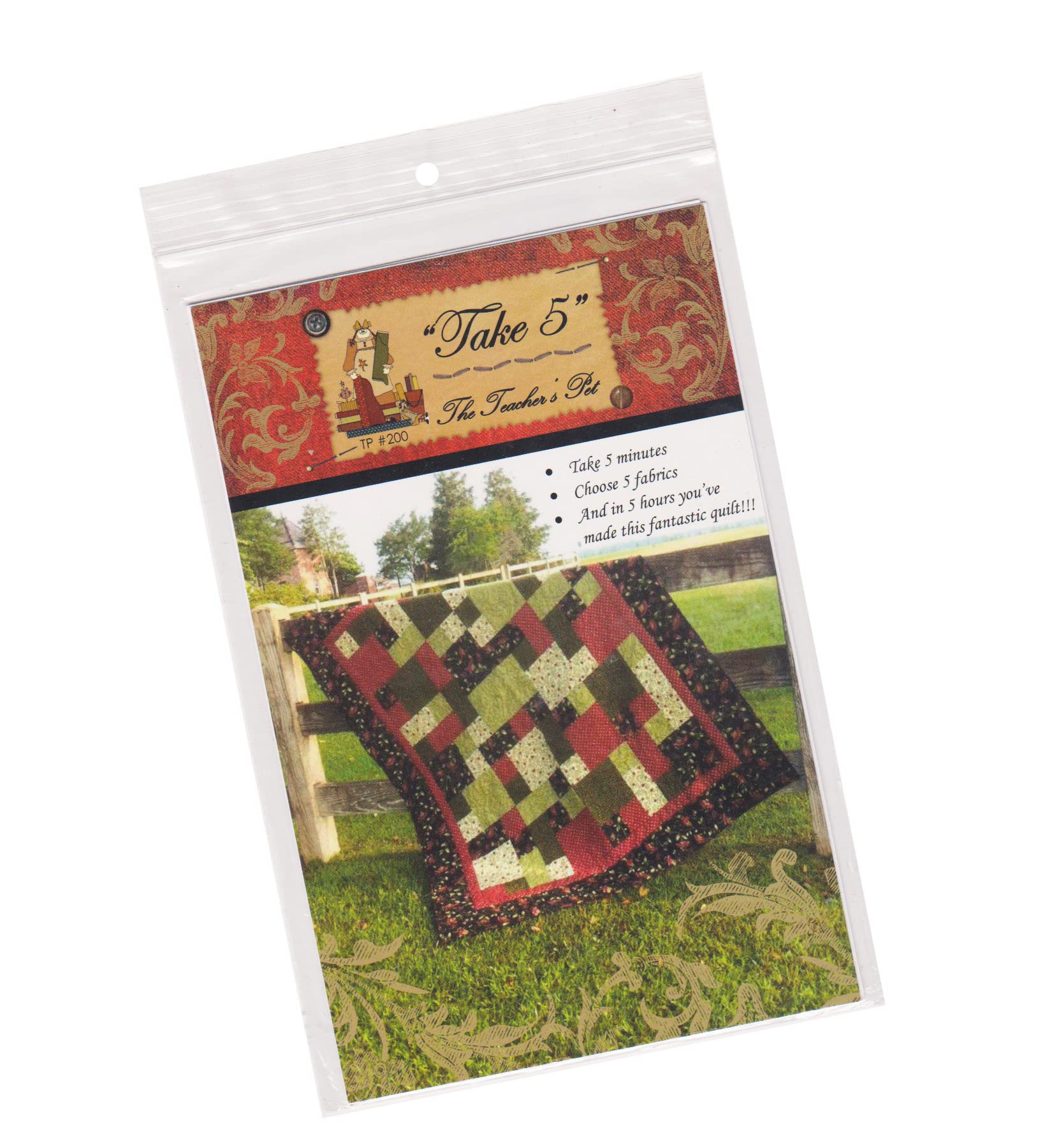 Amazon.com: Take '5' Quilting Pattern : Arts, Crafts & Sewing