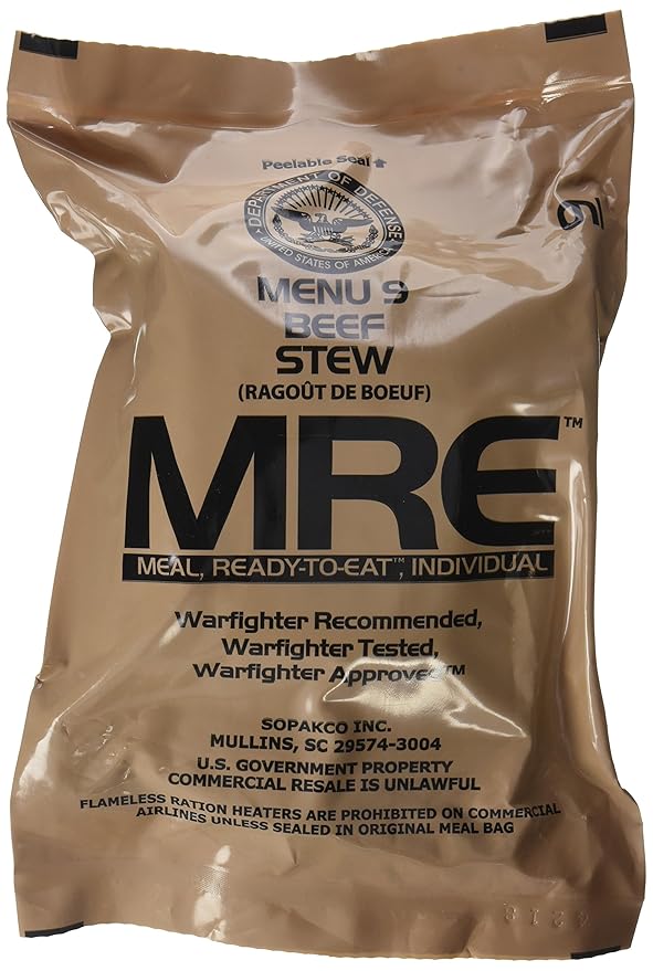 Amazon.com: Ultimate 2018 US Military MRE Complete Meal Inspection Date ...