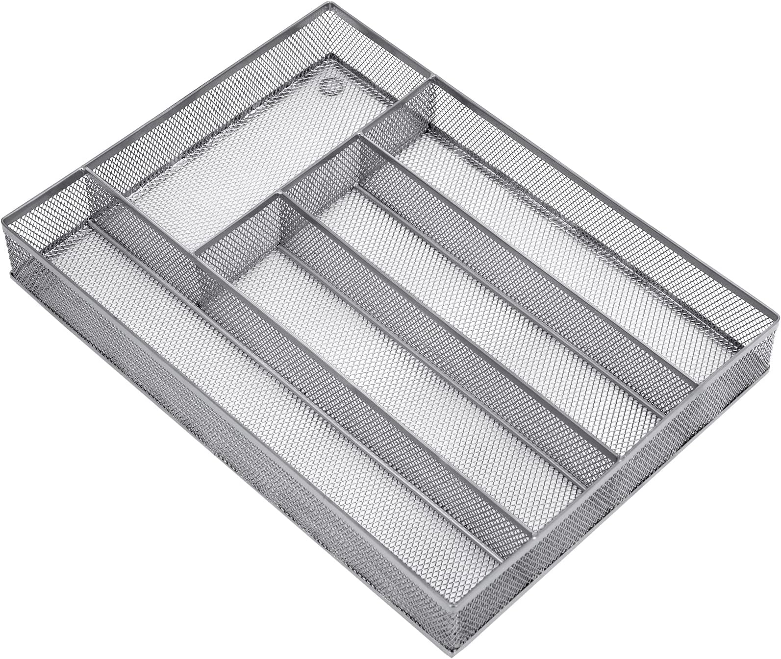Amazon.com - Spectrum 53077 Grid Flatware Organizer Tray, Small, Satin ...