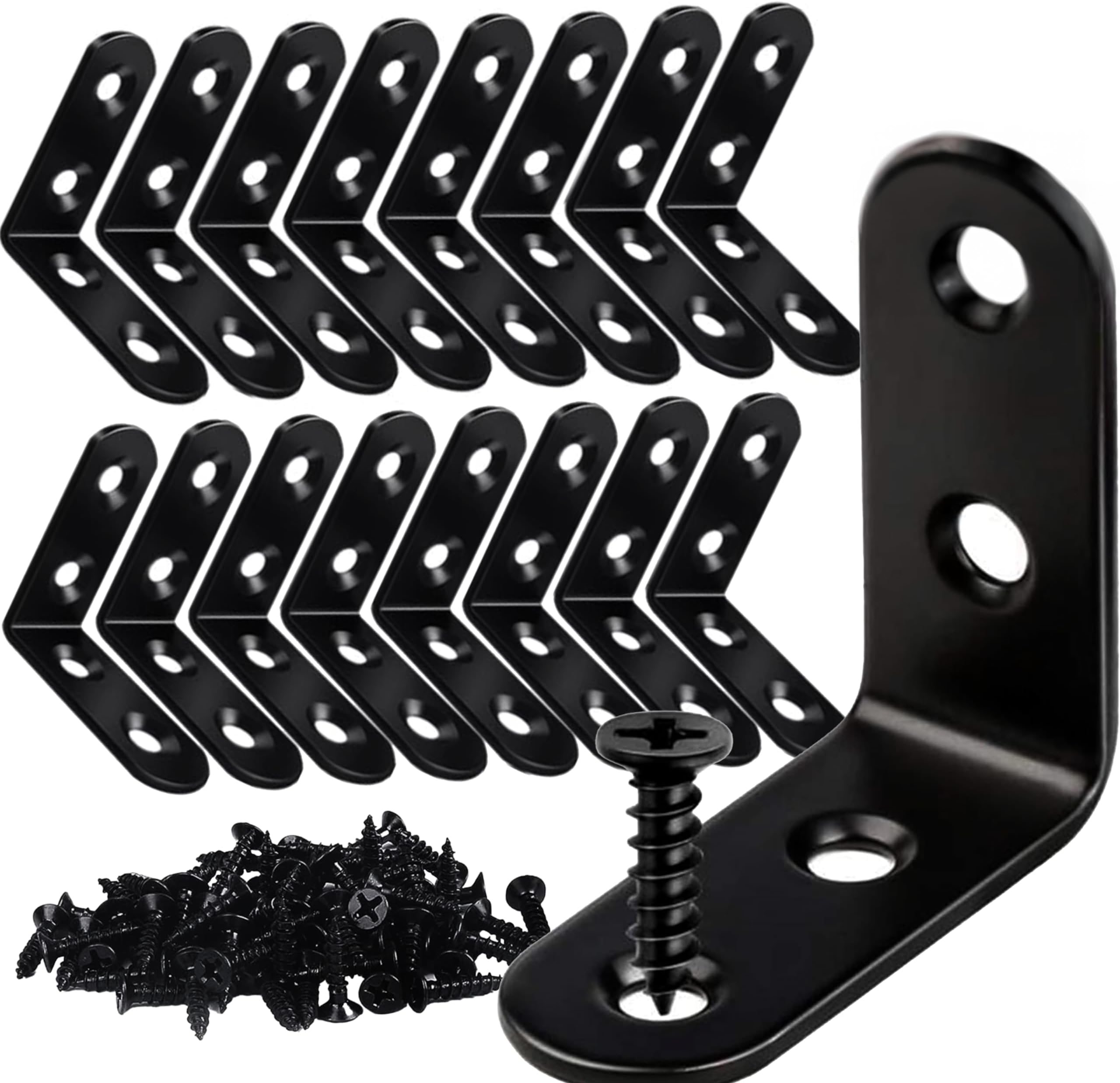 Amazon.com: UPEYXDQR 10PCS L Bracket Corner Bracket,2 Inch Stainless ...