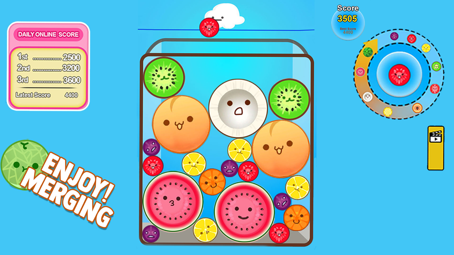 Fruit Merge Watermelon Master: Melon Maker Juicy Drop & Match Puzzle ...