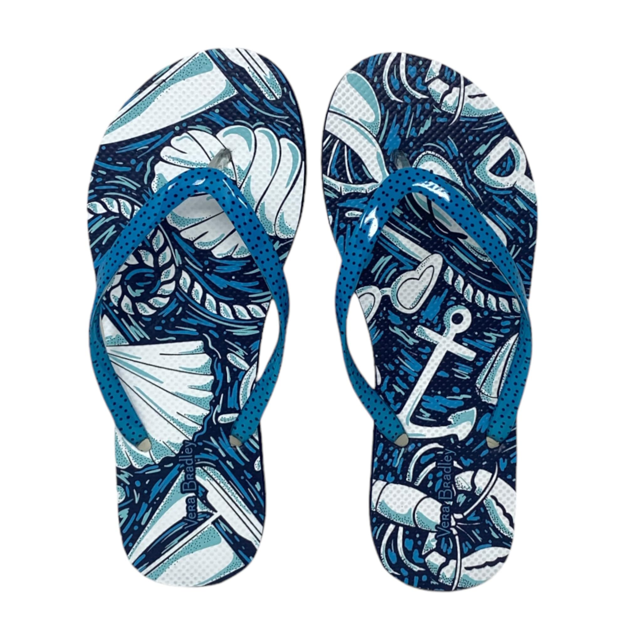 Amazon.com | Vera Bradley Women's Flip-Flop (Shore Enough, US Footwear ...