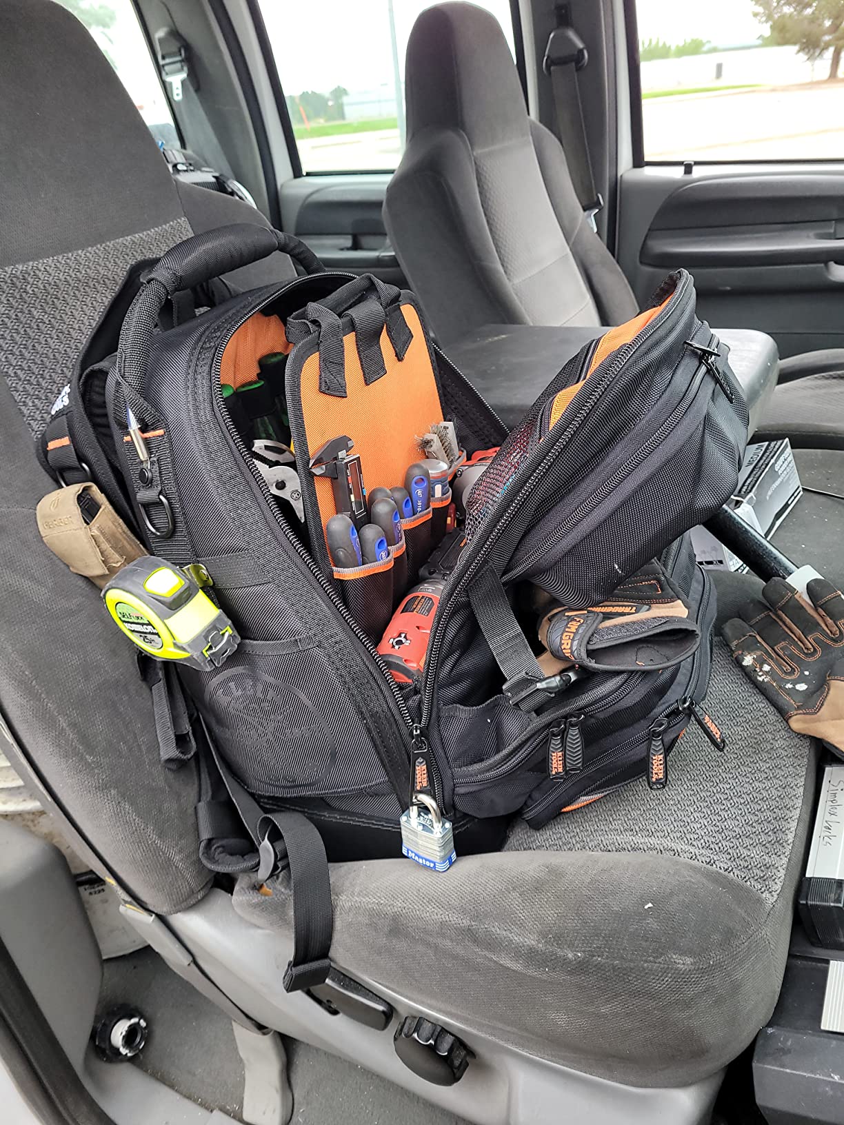 $11/mo - Finance Klein Tools 55485 Tool Bag Backpack, Durable ...