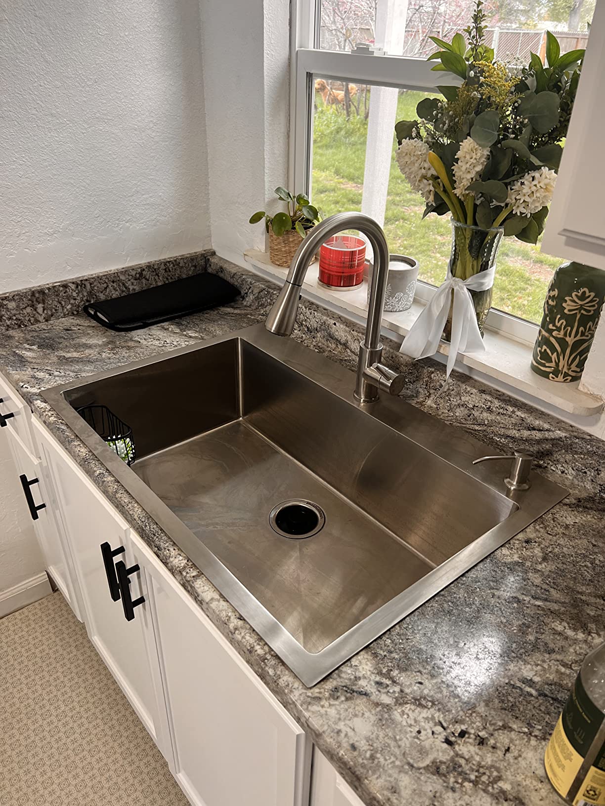 $23/mo - Finance Sinber 33” Drop in Single Bowl 304 Stainless Steel ...