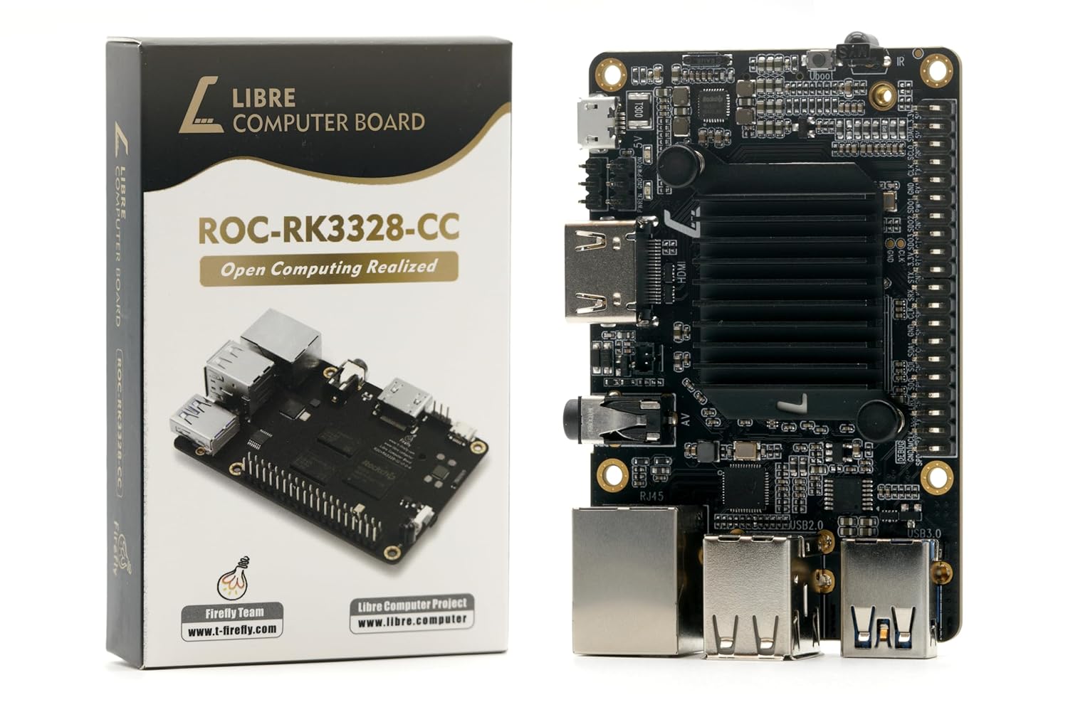 Libre Computer Renegade Single Board ARM SBC ROC-RK3328-CC 4GB Mini ...