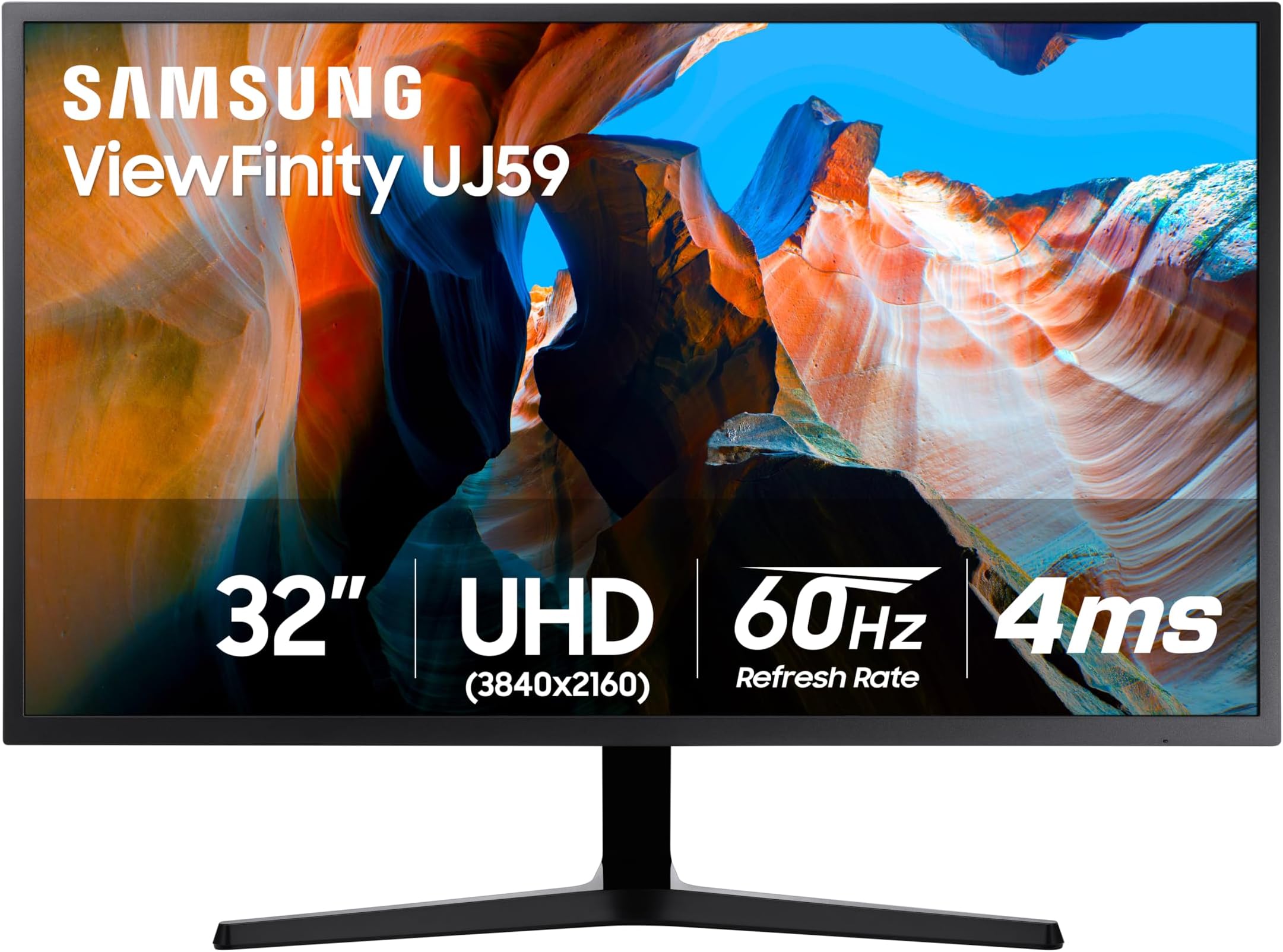 SAMSUNG 32-Inch 4K UHD Black 60 Hz High Resolution Computer Monitor ...