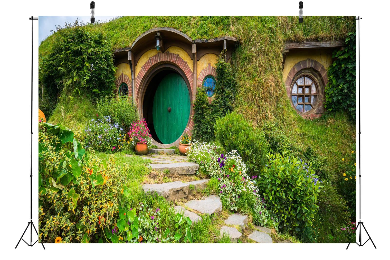 Green Garden Photo Background 8x6ft Hobbiton Backdrop - Lord Of The ...