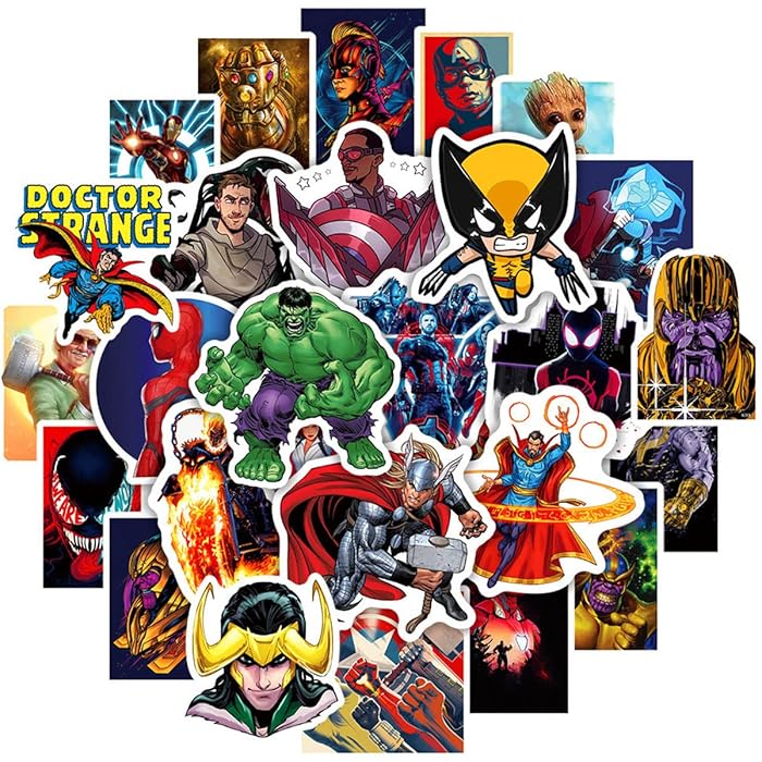 Superhero Stickers For Laptop at Lucy Via blog