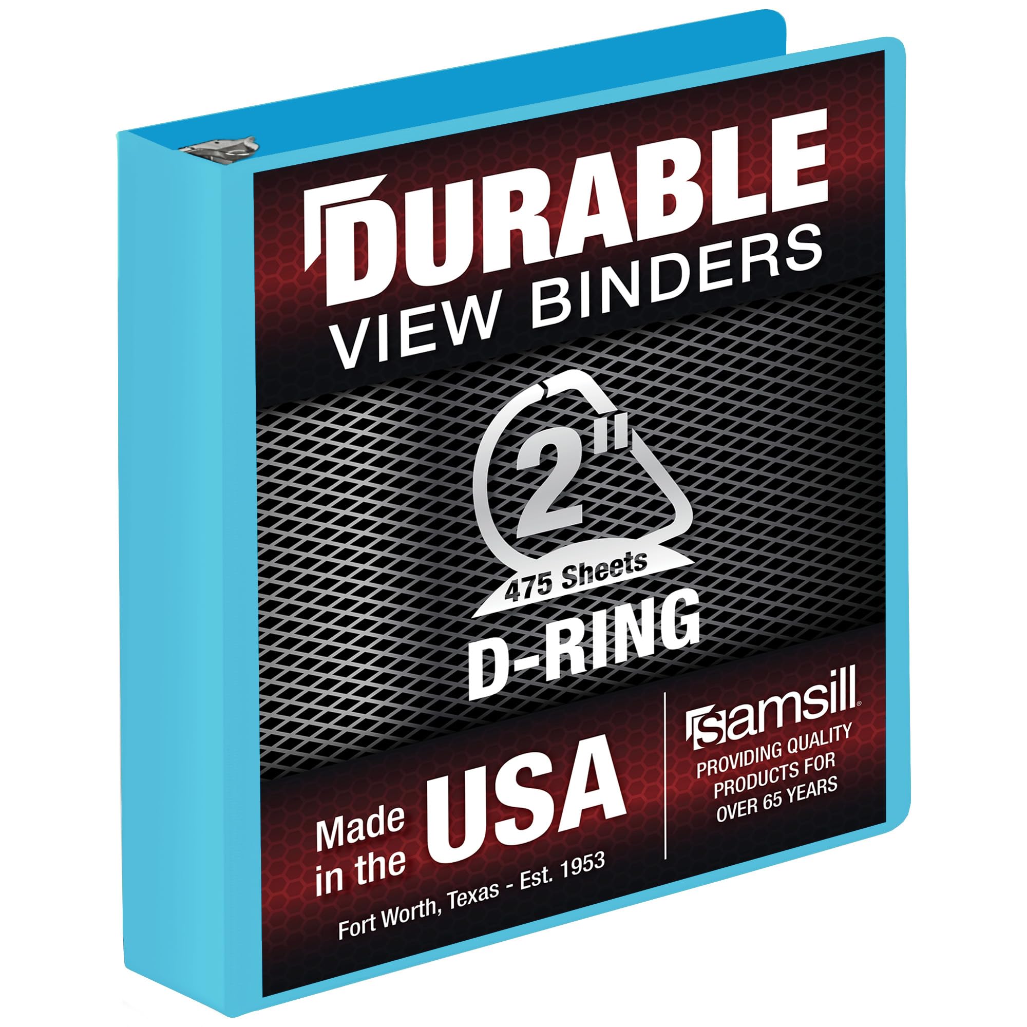 Snapklik.com : Durable 2 Inch Binder, Made In The USA, D Ring Binder ...