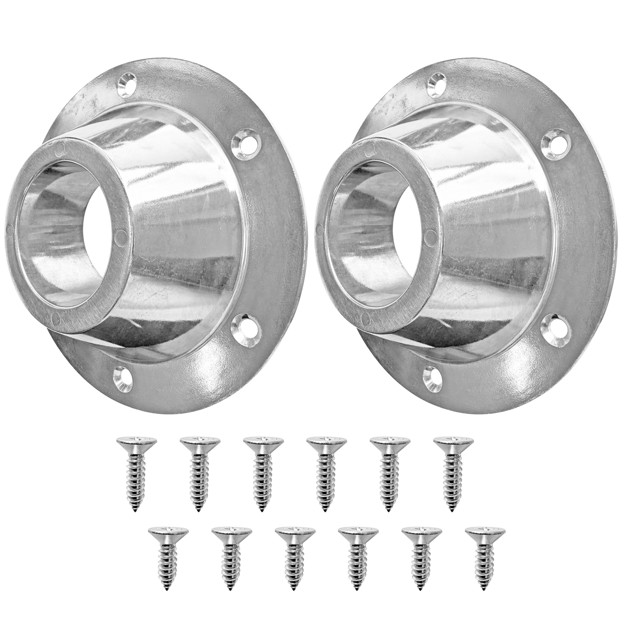 Snapklik.com : 2 Pack RV Table Base Mount - 2 1/8 Inch Aluminum ...