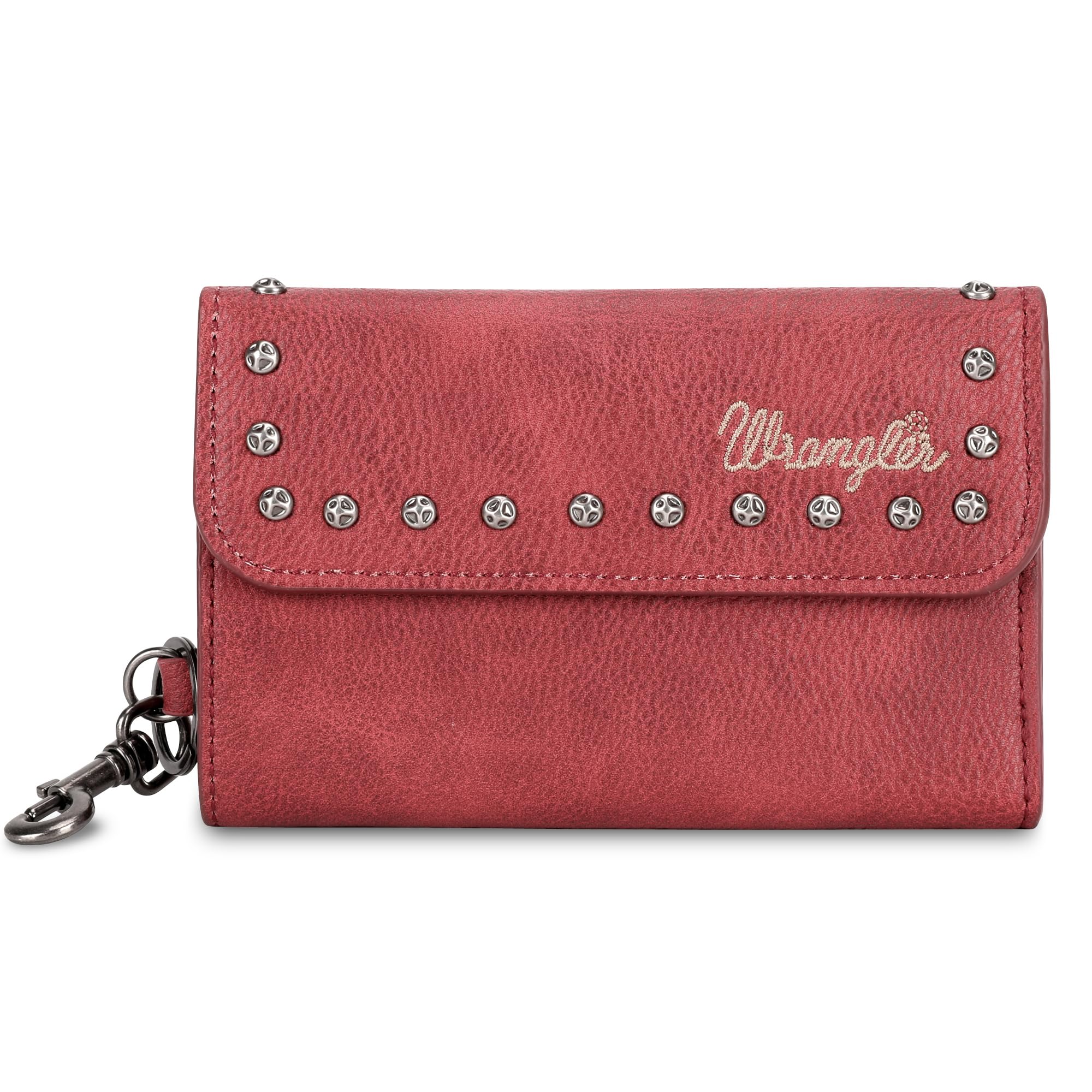 Amazon.com: Wrangler Wallet for Women Slim Trifold Credit Card Cases ...