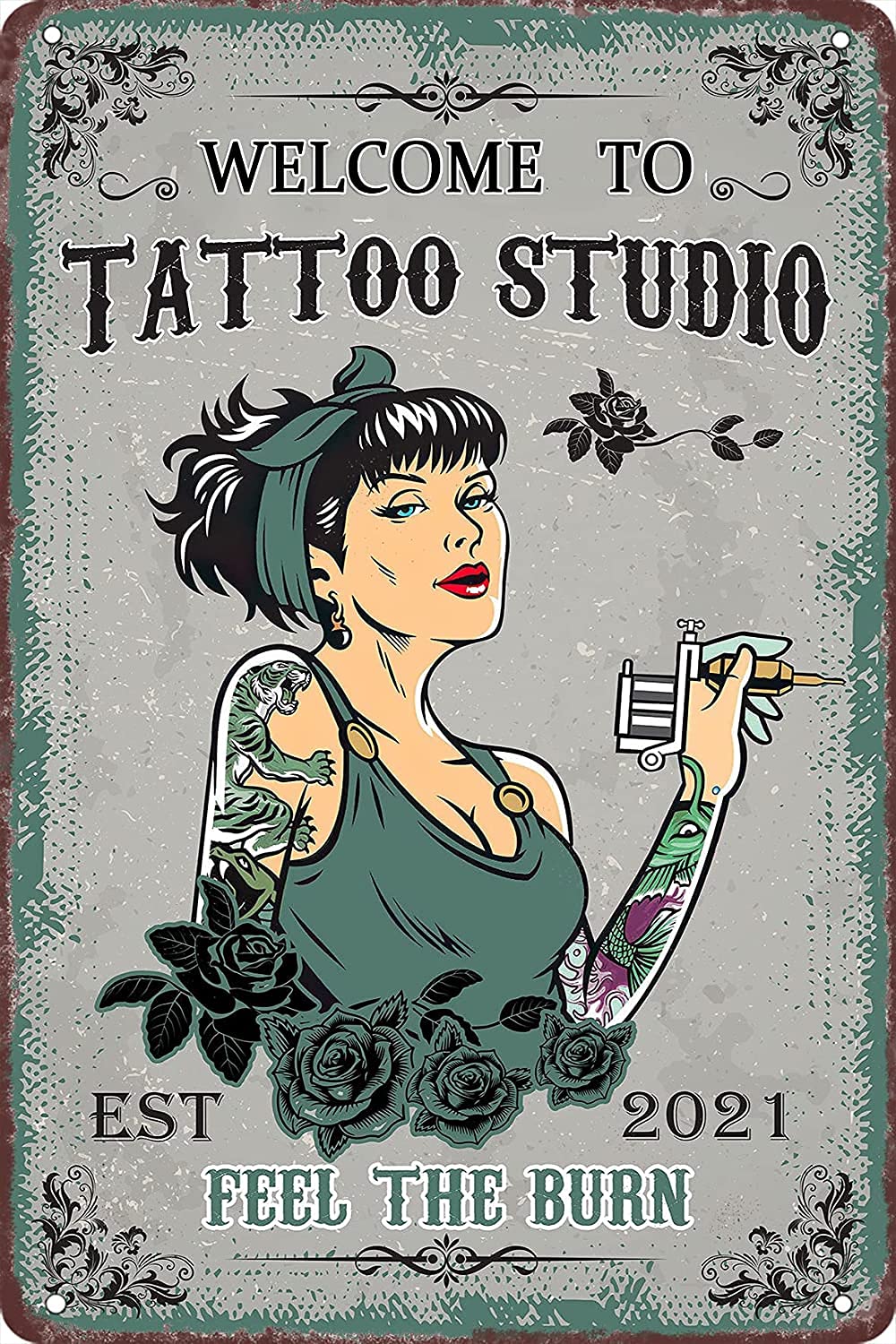 Vintage Tattoo Shop Signs
