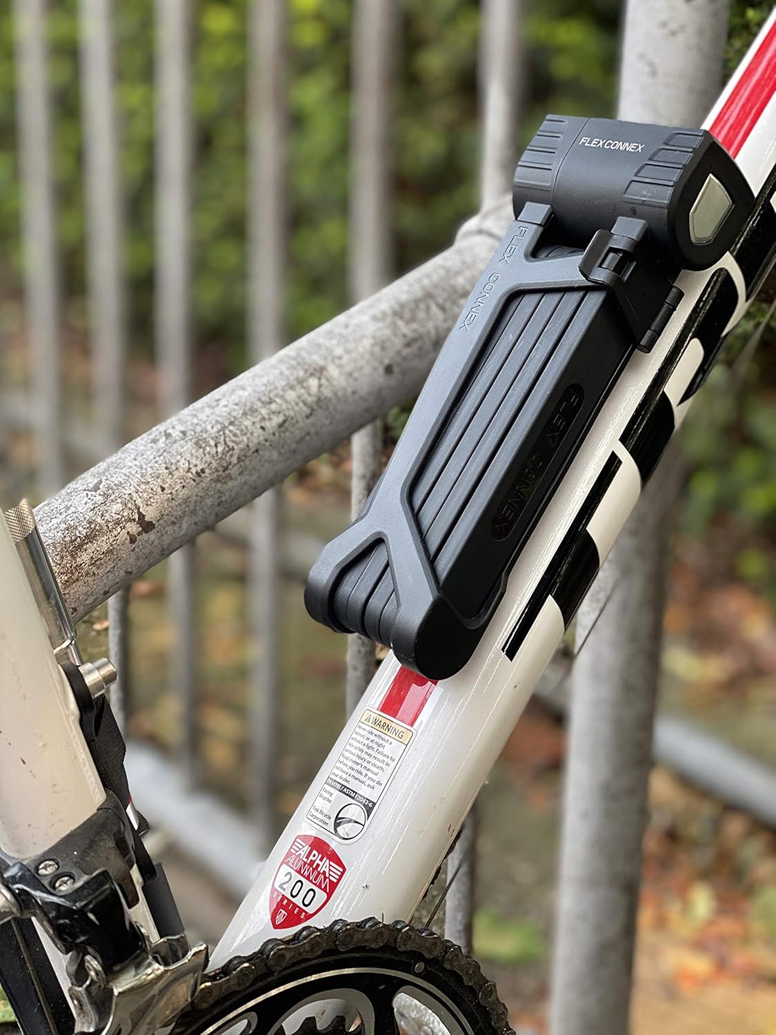 Amazon.com : Flex Connex Compact Bike Lock Black | 35" Extreme Bike ...