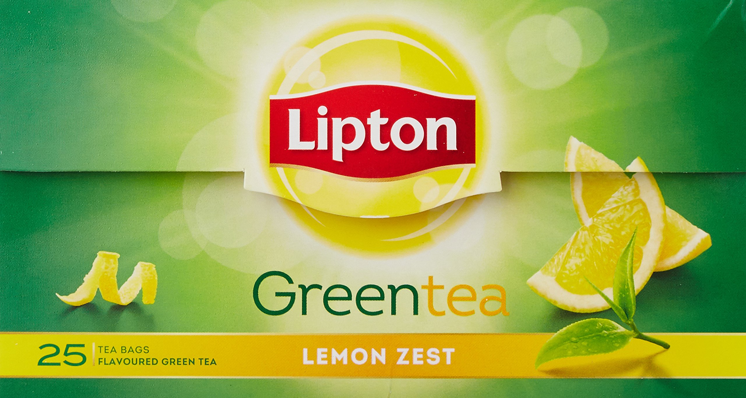 Lipton Lemon Zest Green Tea Bags, (25 Pieces), 26 Gram : Amazon.in ...