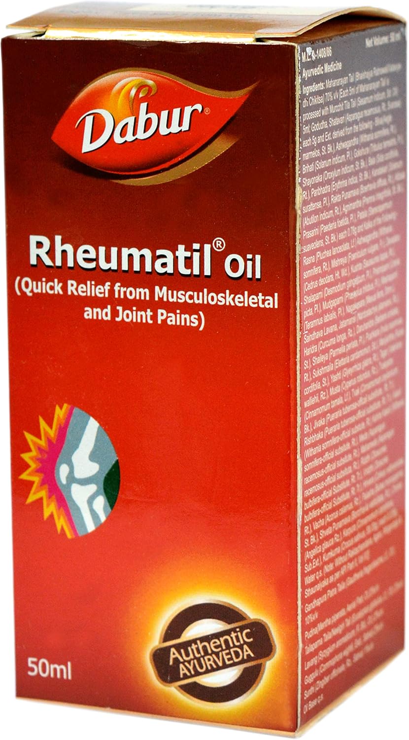 Dabur Ayurvedic Rheumatil Oil - 50Ml (Pack Of 2) : Amazon.co.uk: Health ...