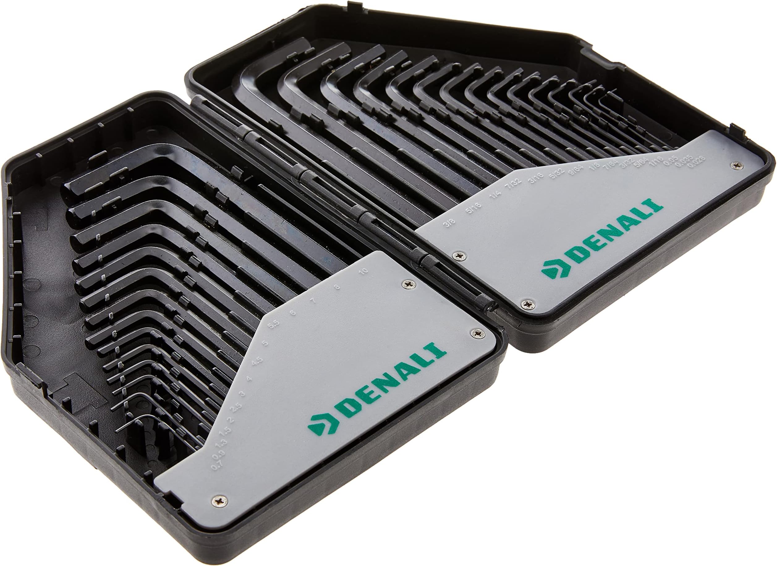 Amazon Basics - Juego de llaves Allen/hexagonales con tamaños SAE ...