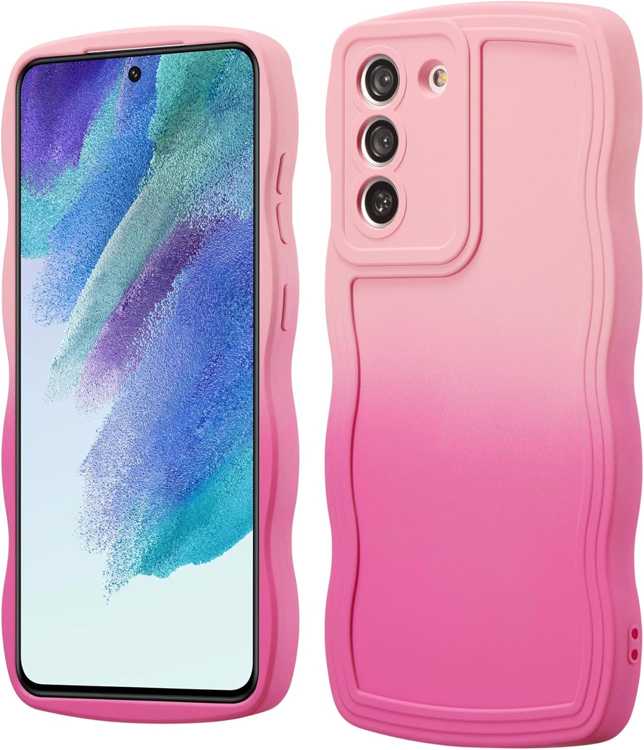 Amazon.com: ZCDAYE Case for Samsung Galaxy S21, Cute Neon Gradient ...