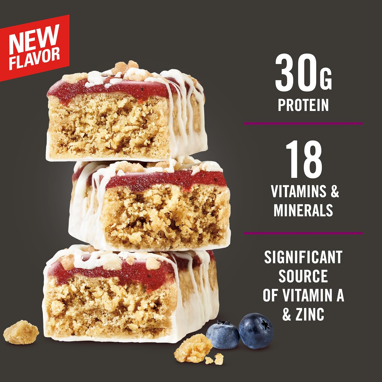 MET-Rx Big 100 Colossal Protein Bars, Blueberry Cobbler, Meal ...