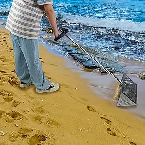 Amazon.com: YXXSDP Beach Sand Sifter Rake for Adults, Multifunctional ...