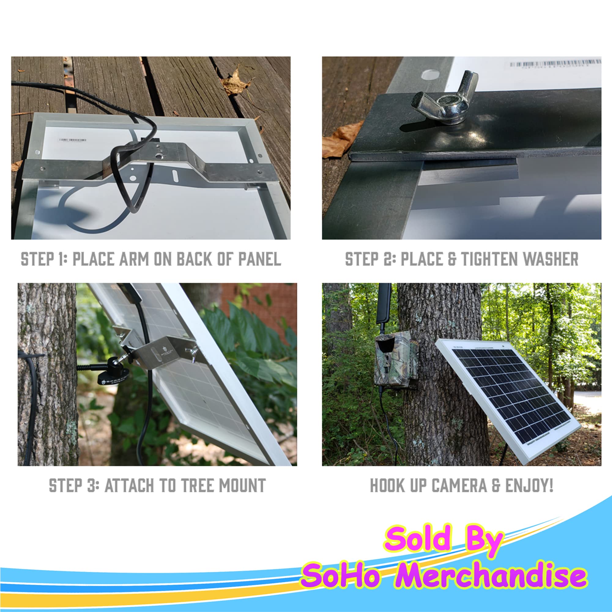 15W Solar Charger Spartan Camera Solar Panel - 15W 12V For Trail ...